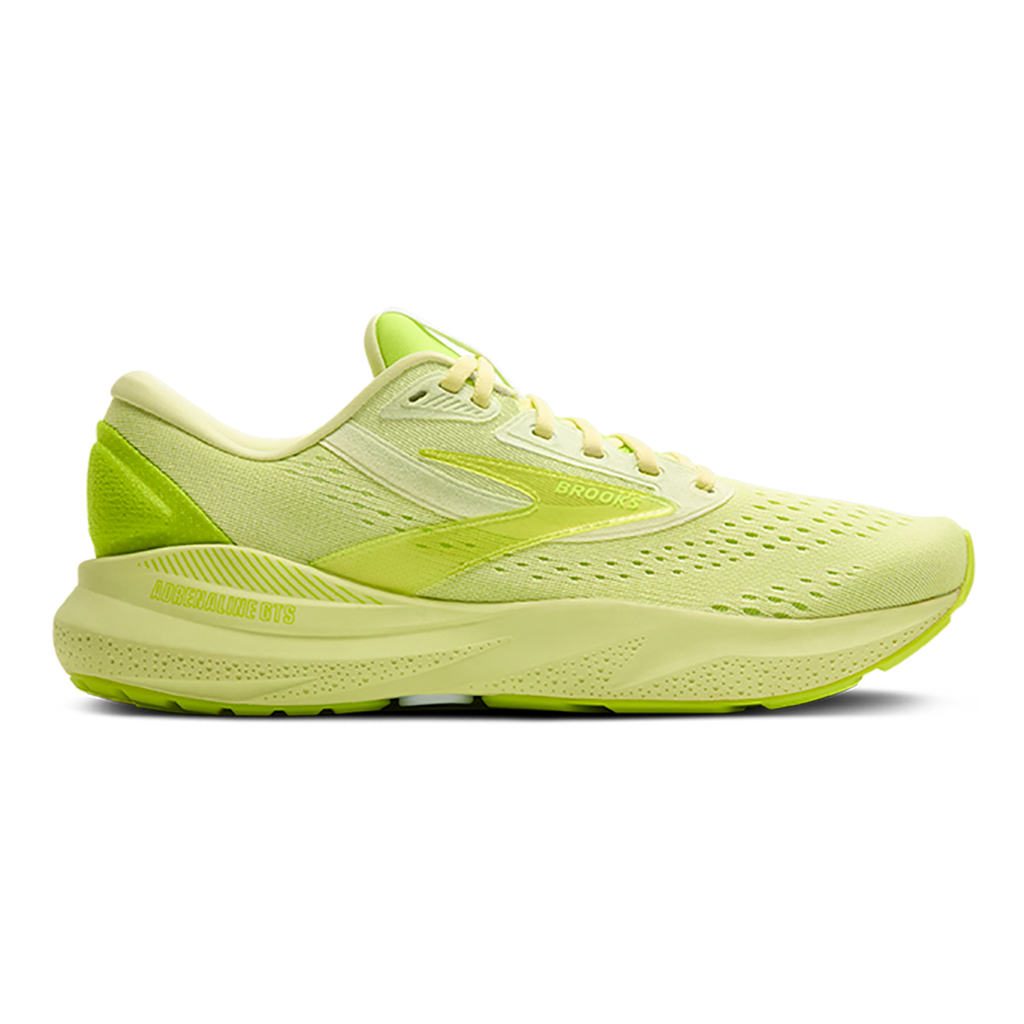 Men's Brooks Adrenaline GTS 24, Lime Green/Nightlife, 14 D Medium