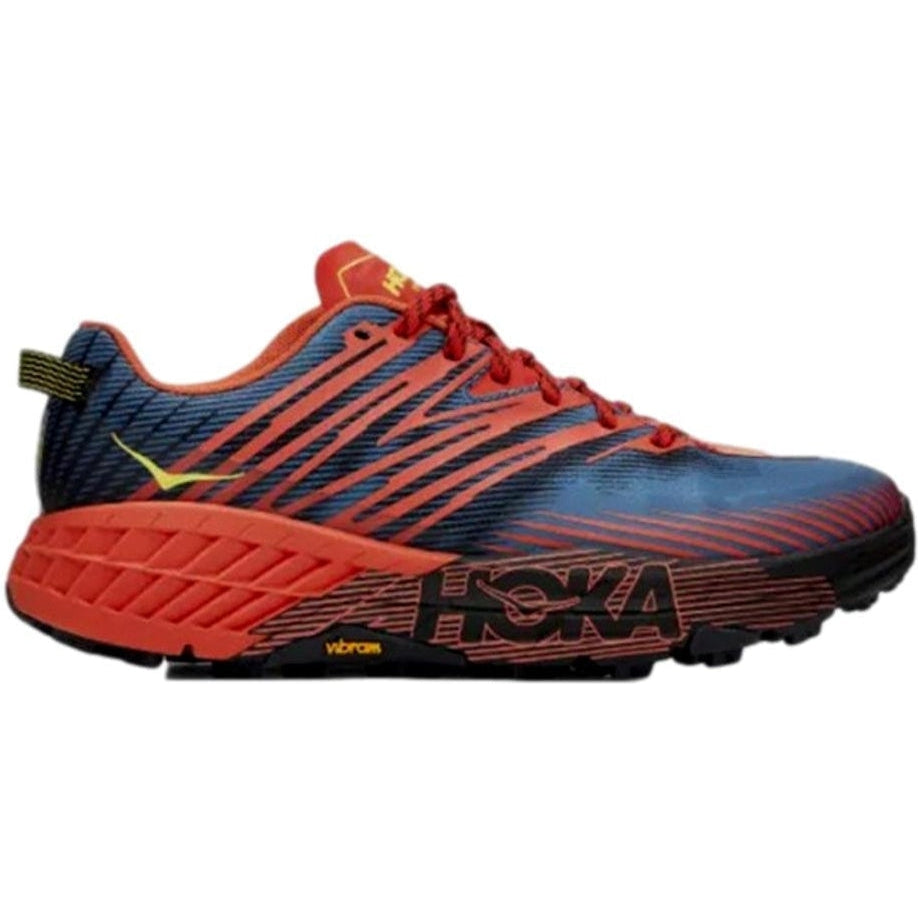 Men's Hoka Speedgoat 4, Fiesta/Provincial Blue, 10 2E Wide