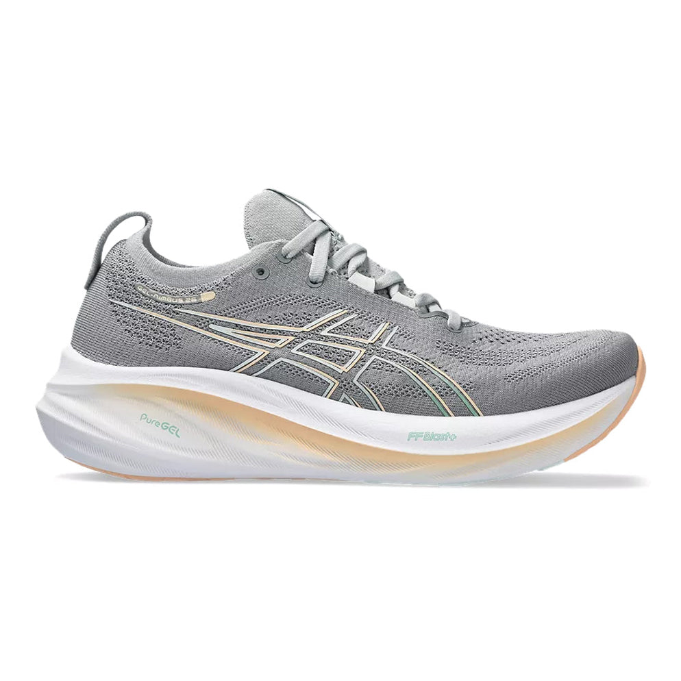 Women's Asics GEL-Nimbus 26, Sheet Rock/Pale Mint, 10.5 B Medium — RELAY