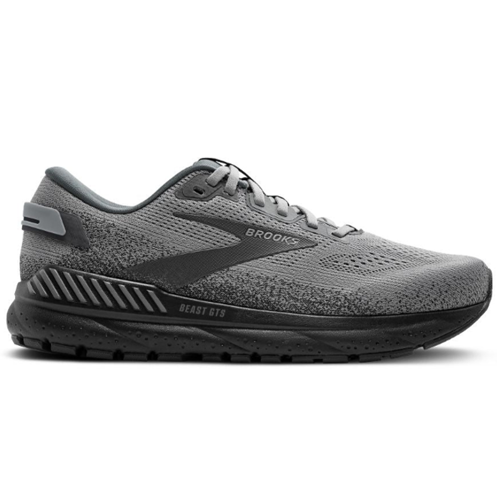 Men's Brooks Beast GTS 24, Primer Grey/Ebony, 10 2E Wide — RELAY