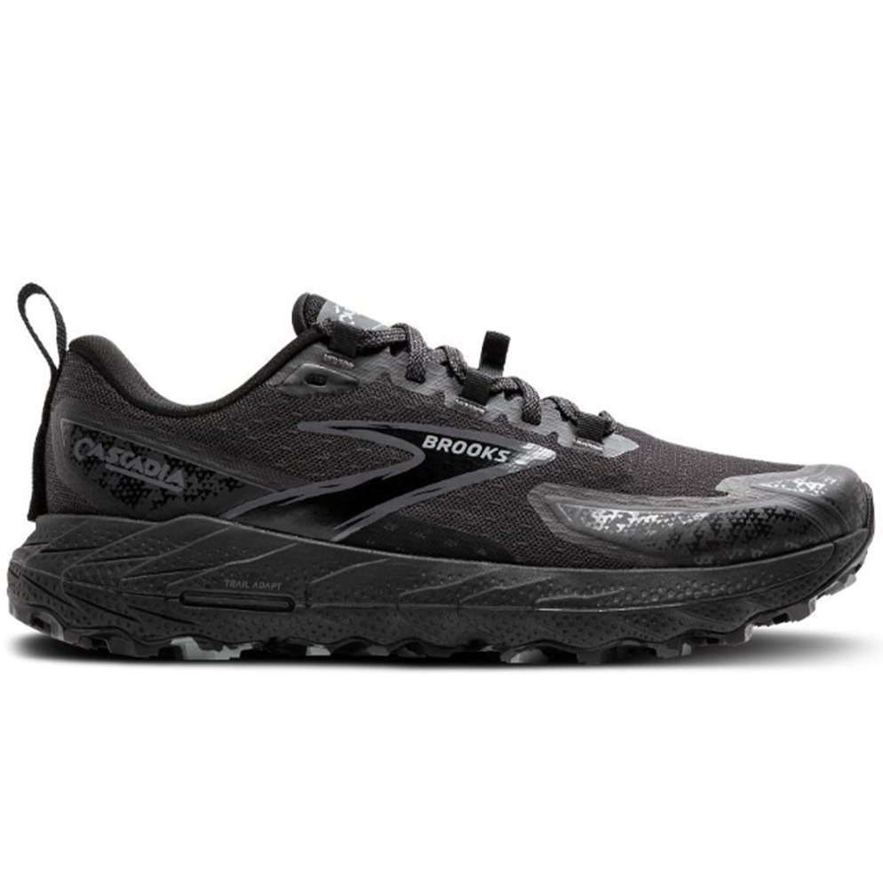 Women's Brooks Cascadia 18, Black/Blackened Pearl/Grey, 10.5 B Medium ...