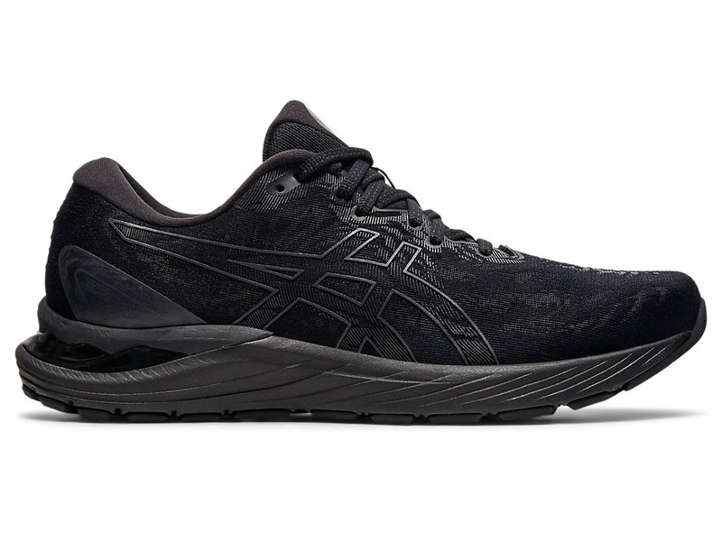 Men's Asics Gel-Cumulus 23, Black/Graphite Grey, 15 D Medium — RELAY