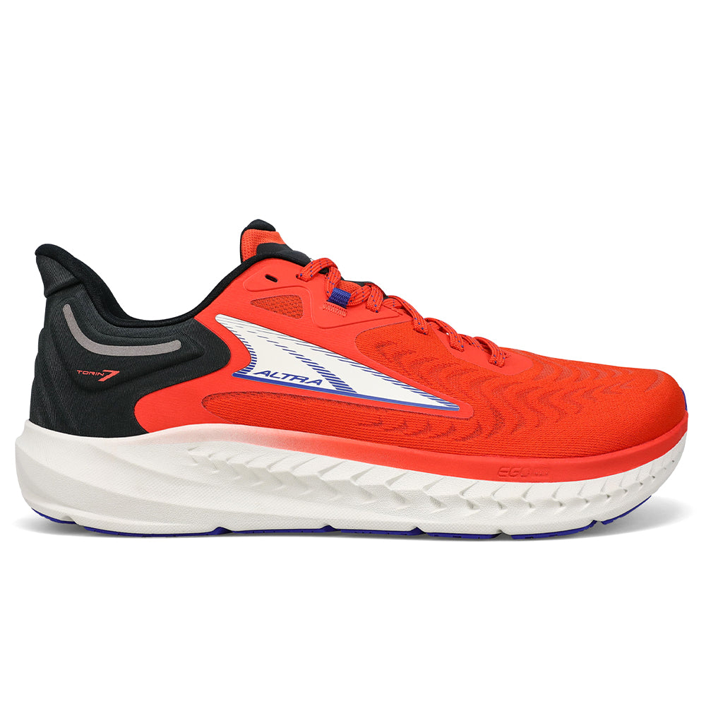 Men's Altra Torin 7, Black/Red, 12 D Medium