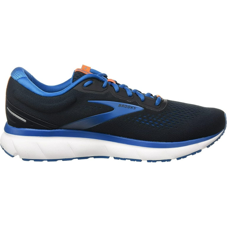 Men's Brooks Trace, Black/Vivid Blue/Persimmon Orange, 8 D Medium — RELAY